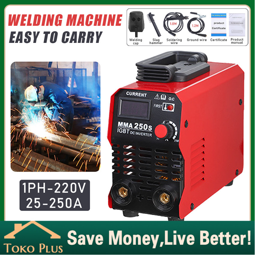 Jual Mesin Las Mig Listrik Inventer MMA-250S 250A 5000 Watt Las Listrik Inverter Welding Machine ...