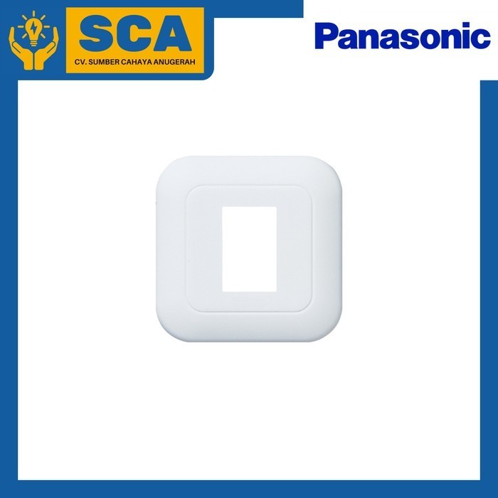Jual PLAT/FRAME PANASONIC 1 GANG PUTIH FRAME PANASONIC 1 DEVICE ...