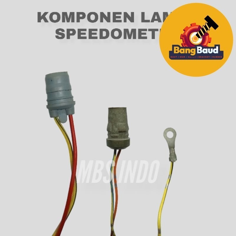 Jual FITING RUMAH LAMPU SPEEDOMETER UNIVERSAL BESAR KECIL SKUN BULAT ...