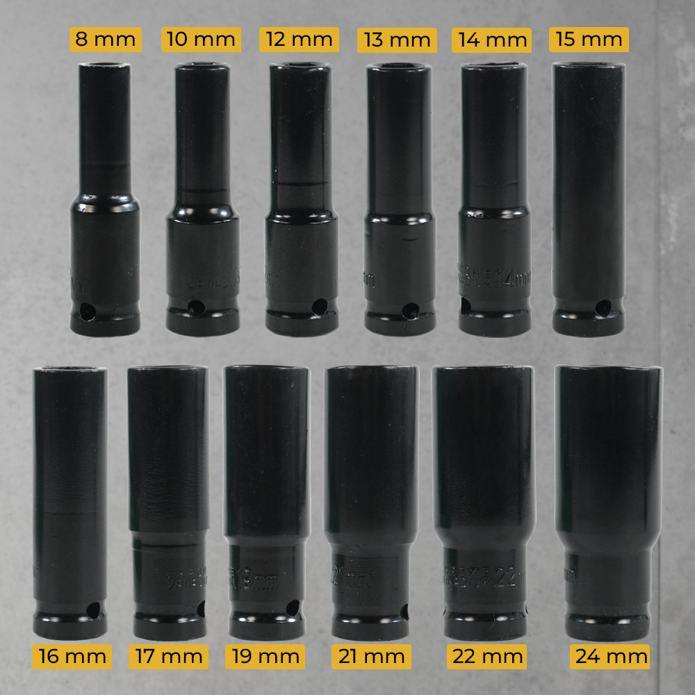 Jual [Ecer] Mata Kunci Sok Impact Driver Socket Sleeve Impact Wrench ...