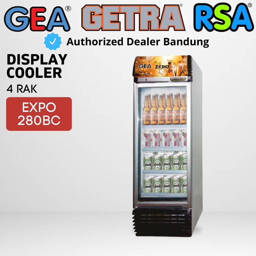 Jual Showcase Cooler GEA EXPO-280BC Kulkas Pendingin Minuman Sub Zero 4 ...