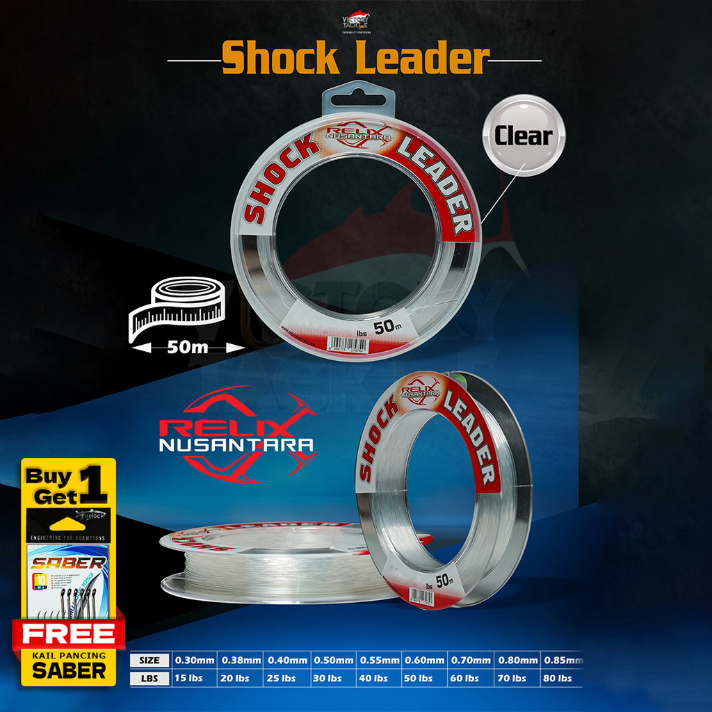 Jual Senar Pancing Benang Leader RELIX NUSANTARA SHOCK LEADER | Shopee ...