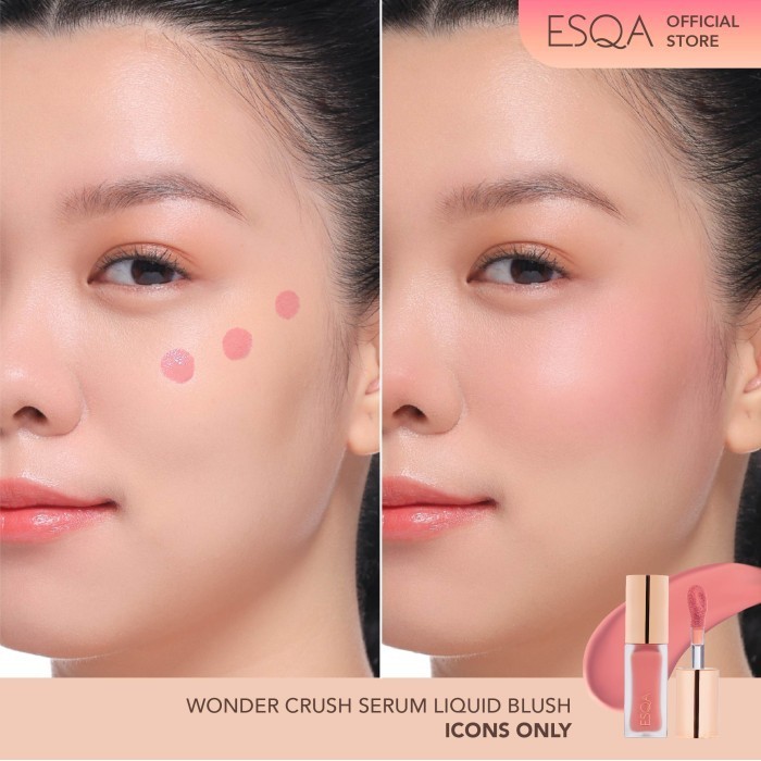 Jual ESQA Wonder Crush Serum Liquid Blush - Icons Only | Shopee Indonesia