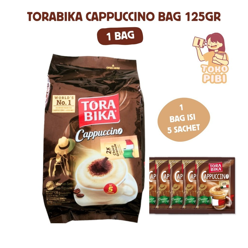 Jual Torabika Cappuccino Bag 115gr isi 5 sachet | Shopee Indonesia