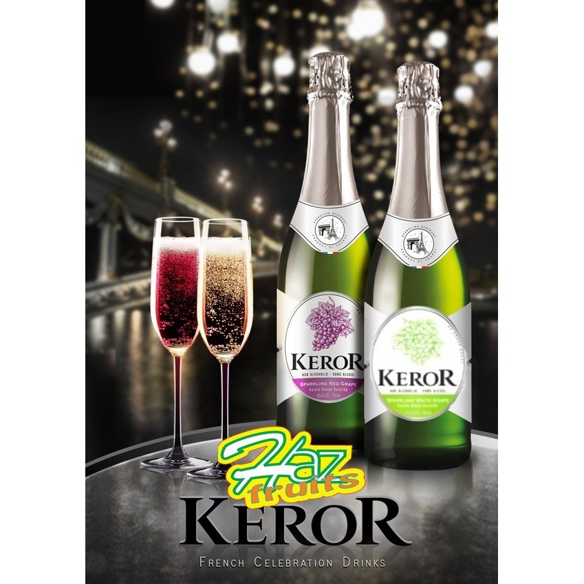 Jual Keror Grape Juice Sparkling 750 Ml | Shopee Indonesia