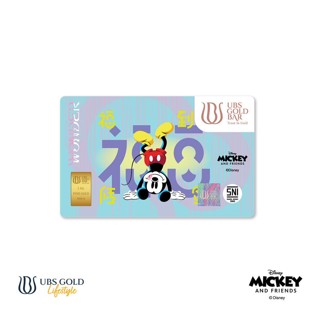 Jual UBS Gold Logam Mulia Disney Mickey Mouse Wonder Fu 1 Gr | Shopee ...