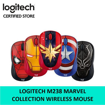 Jual Logitech M238 Marvel Collection Wireless Mouse - Original | Shopee ...