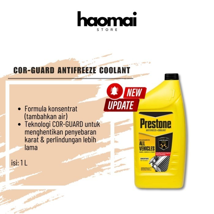 Jual Prestone Radiator Coolant COR-GUARD Concentrated AntiFreeze 1 L ...
