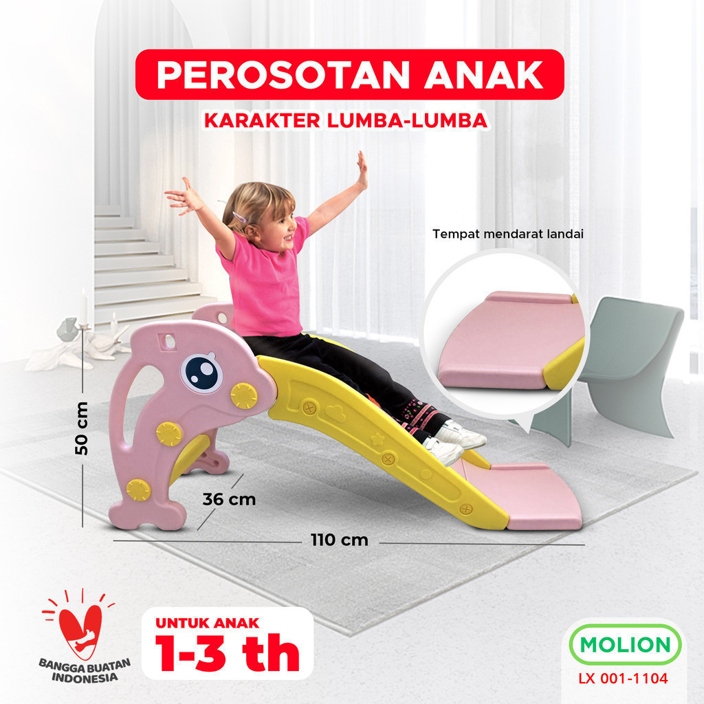 Jual MOLION Perosotan Mainan Anak Prosotan Seluncuran Model Dolphin ...