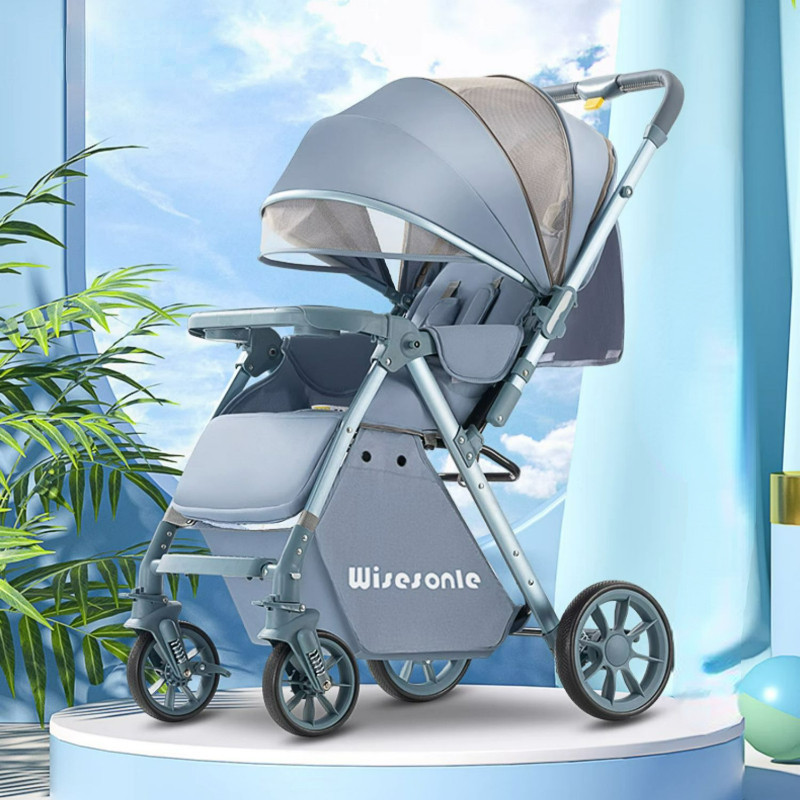 Jual High Landscape Two-way Push Baby Stroller Can Sit and Lie Down ...