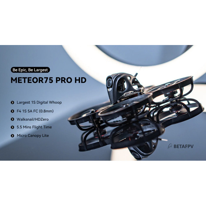 Jual SN88 Meteor75 Pro Brushless Whoop Quadcopter (1S HD Digital VTX ...