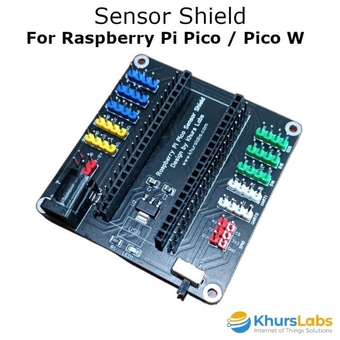 Jual SYS27 Raspberry Pi Pico RP2040 W WIFI 2.4GHz 802.11n Wireless - Shield Pico | Shopee Indonesia