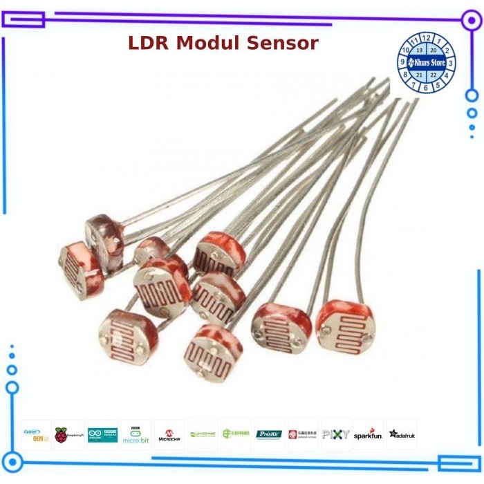 Jual SYS99 LDR Gl5516 5mm Photoresistor Photo Resistor Gl 5516 | Shopee ...