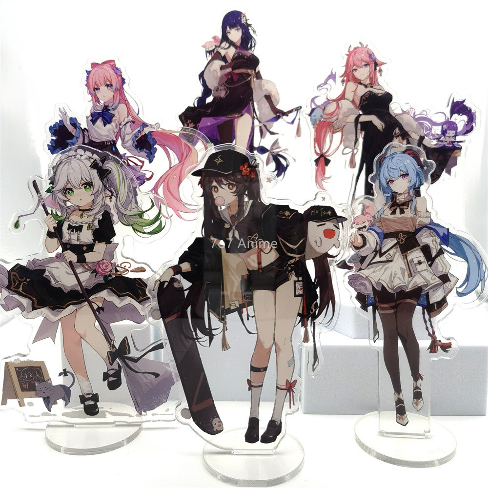 Jual Game Girls Stand Figure Acrylic GanYu Nahida YaeMiko Hutao Kokomi ...