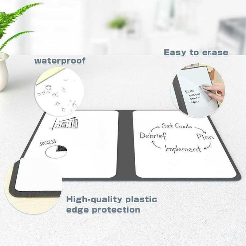 Jual Papan Tulis Portable A5 Whiteboard Notebook PU Leather with Pen ...