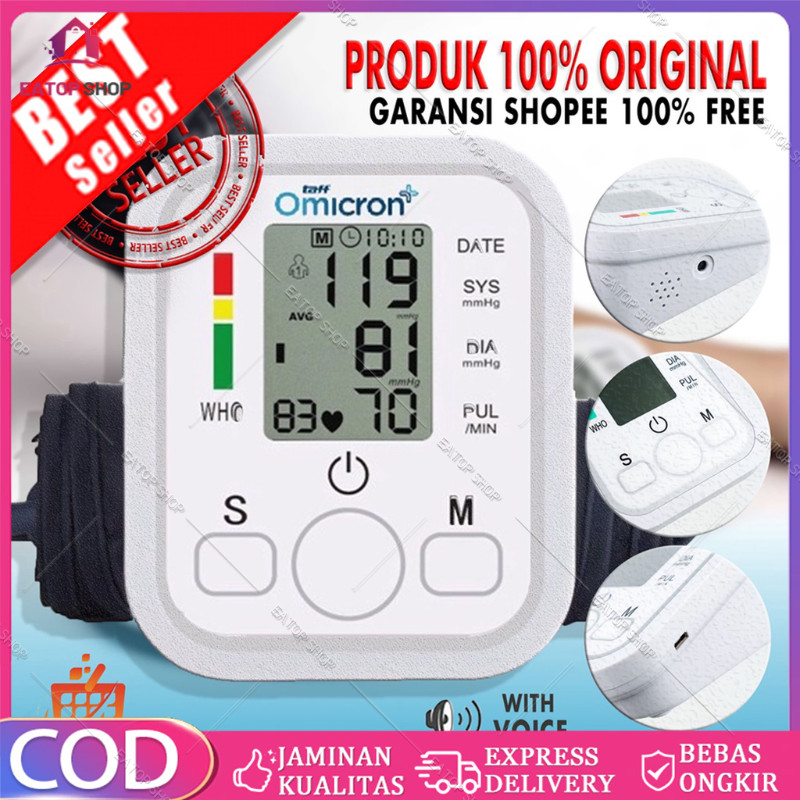 Jual Taff Omicron Tensimeter Digital Alat Tensi Darah / Pengukur ...