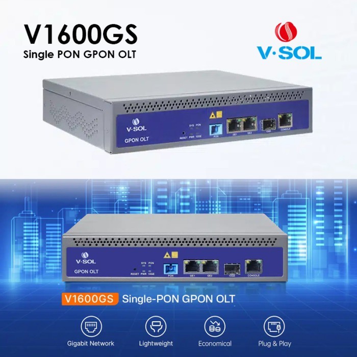 Jual VSOL V1600GS 1 Port GPON L2 OLT AC-DC Power Built N | Shopee Indonesia
