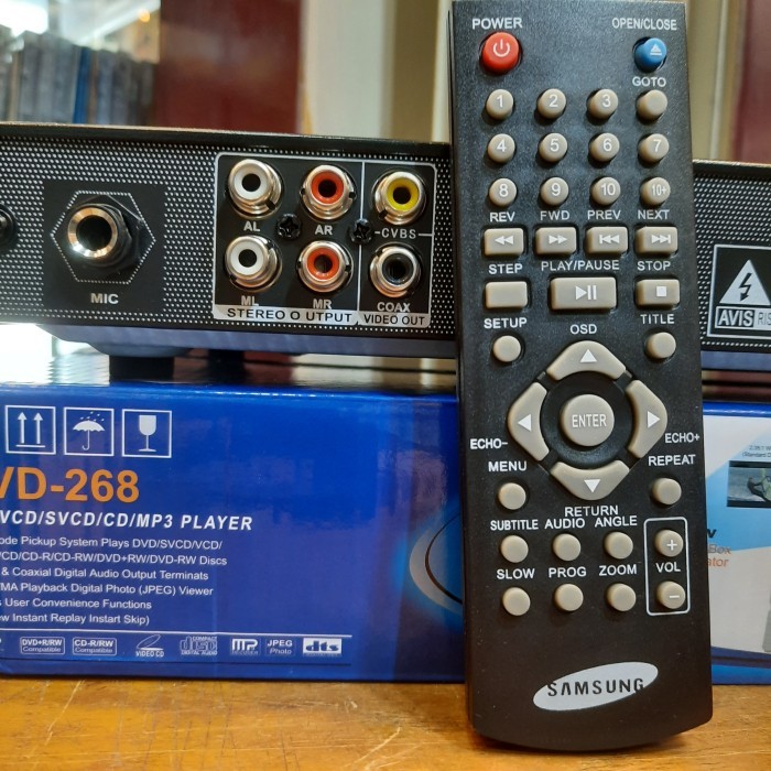 Jual DVD PLAYER SAMSUNG DVD - 268 / PLAYER DVD , VCD , CD | Shopee ...