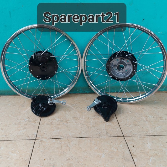 Jual velg jari jari astrea grand hitam pnp astrea prima plus panel rem ...