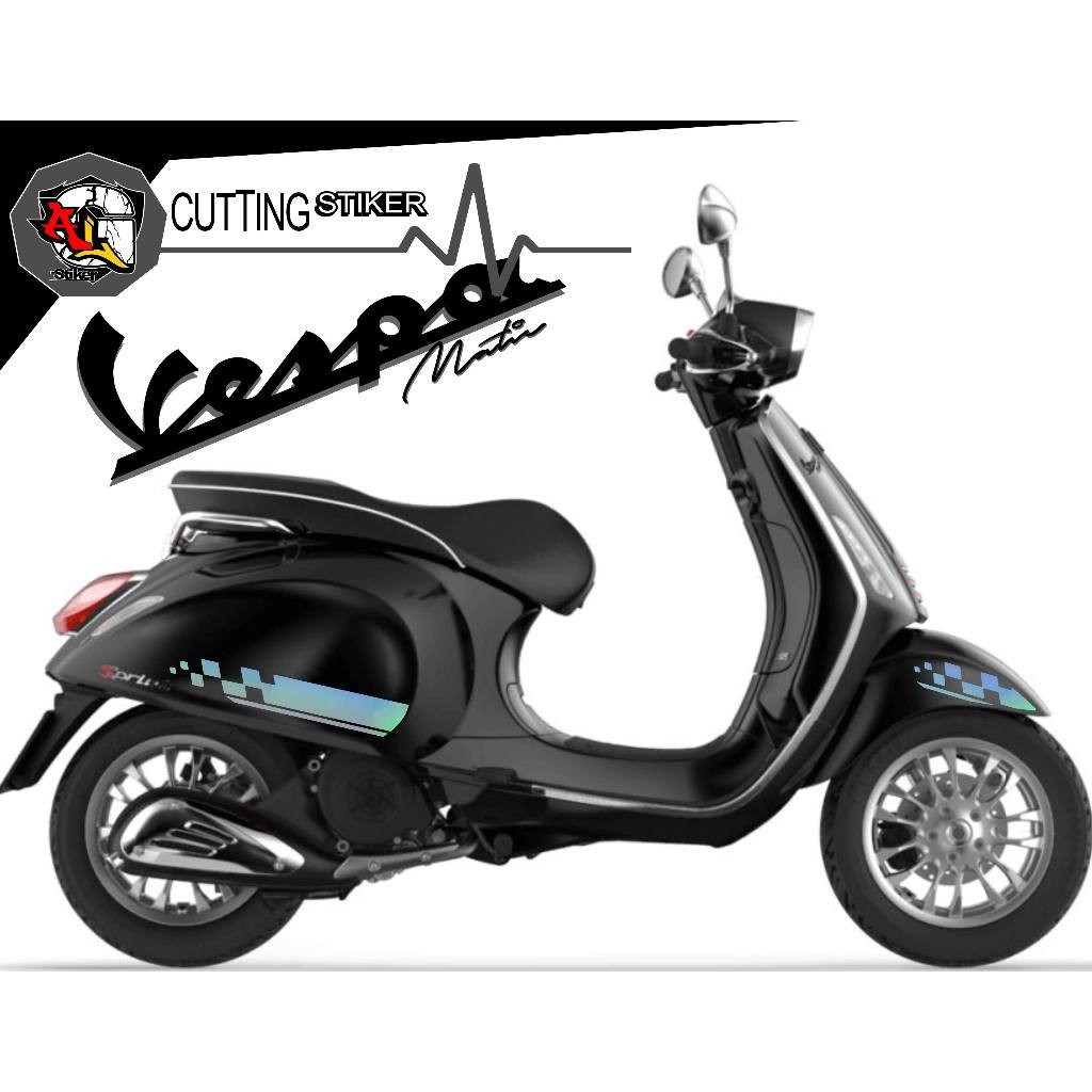 Jual STRIPING VESPA MATIC/SV.380A/STICKER CUTTING/STIKER/STICKER/SETIKER/STRIPING MOTOR/STRIPING ...