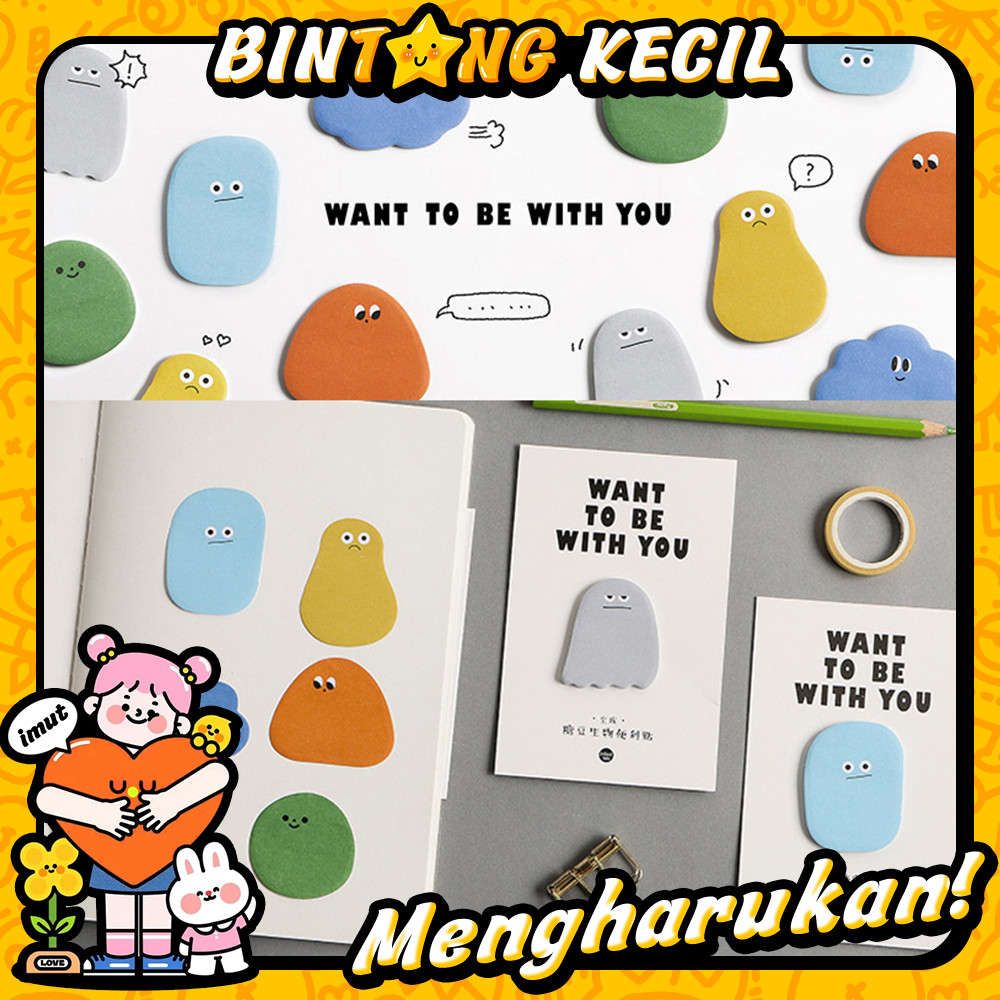 Jual 30 Lembar Sticky Notes Kertas Sticky Label Sticker Alat Tulis ...