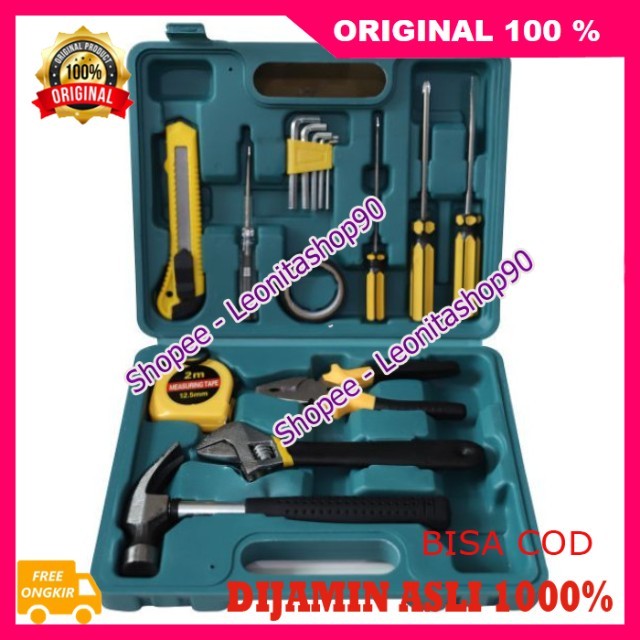Jual Tool Set Lengkap All in One Tool Set Box Alat Tukang Perkakas ...
