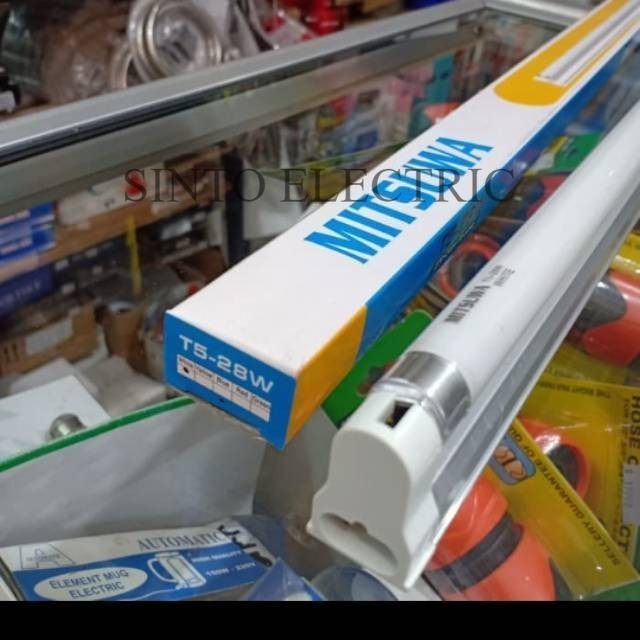 Jual MITSUWA Lampu T5 28 W 1 set panjang 120cm | Shopee Indonesia