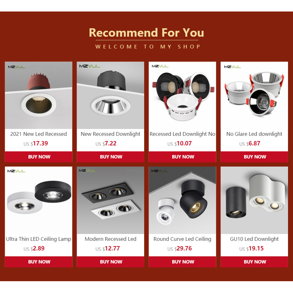 Jual Modern Recessed Led Downlight Simple Led Ceiling Downlight Deep ...