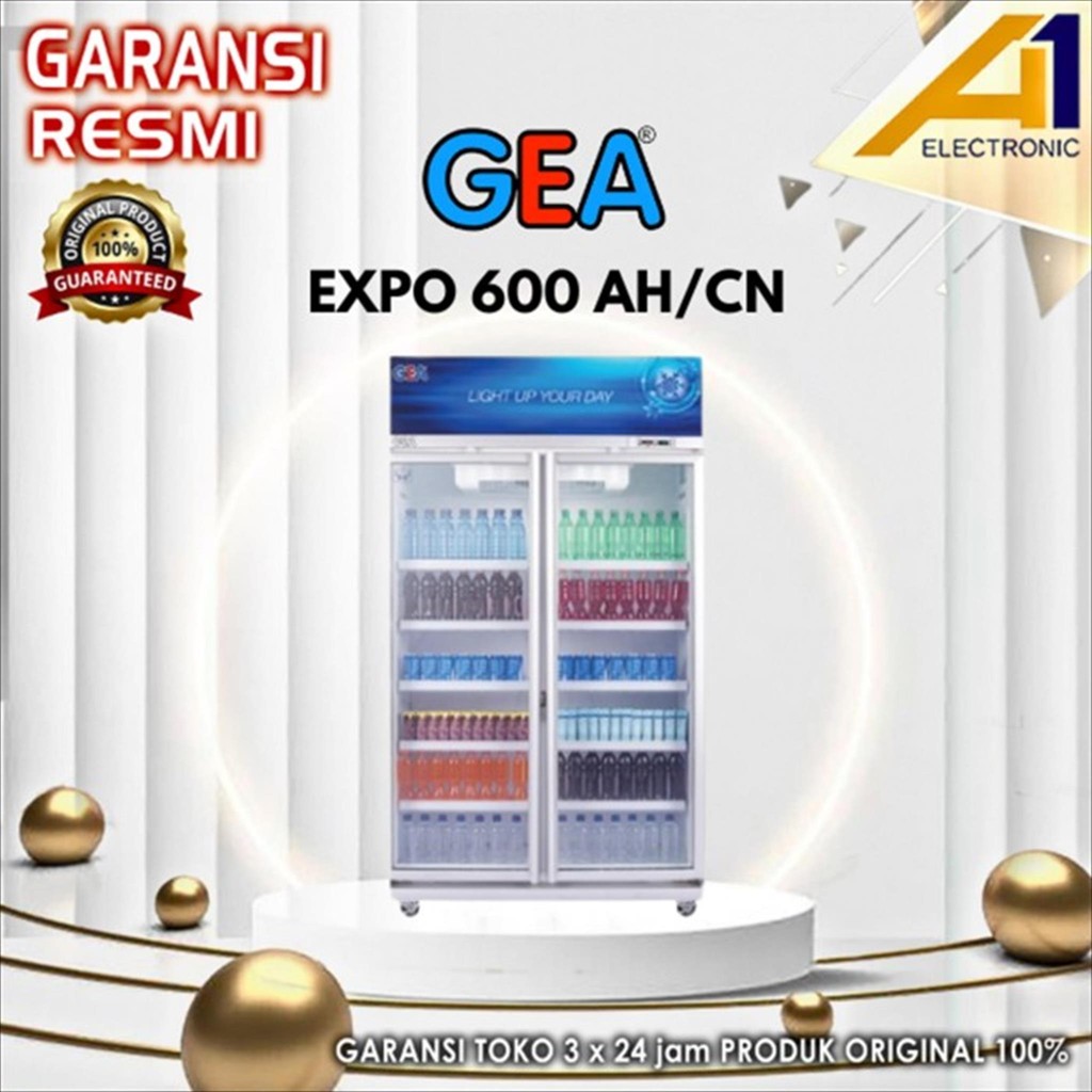 Jual GEA SHOWCASE EXPO600 / EXPO-600 AH/CN , DISPLAY COOLER 575 L ...