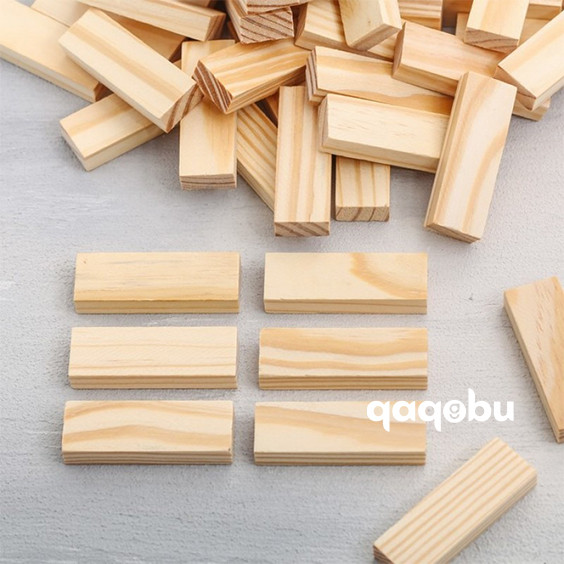 Jual 10PCS Balok Kayu Mini 10 CM Lis Kayu Pinus Jati Belanda Dinding ...