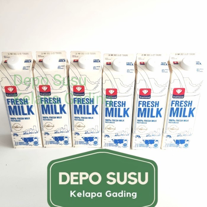 Jual PROMO!!! Susu Diamond FreshMilk 6 pcs karton | Diamond Fresh Milk ...