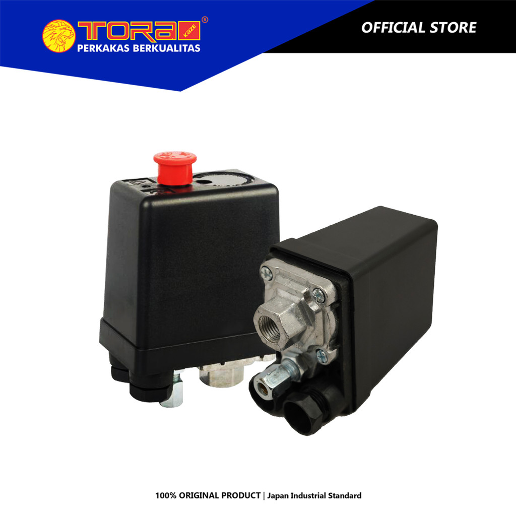 Jual TORA Switch Kompresor Otomatis 1 Arah 220V - Pressure Switch ...
