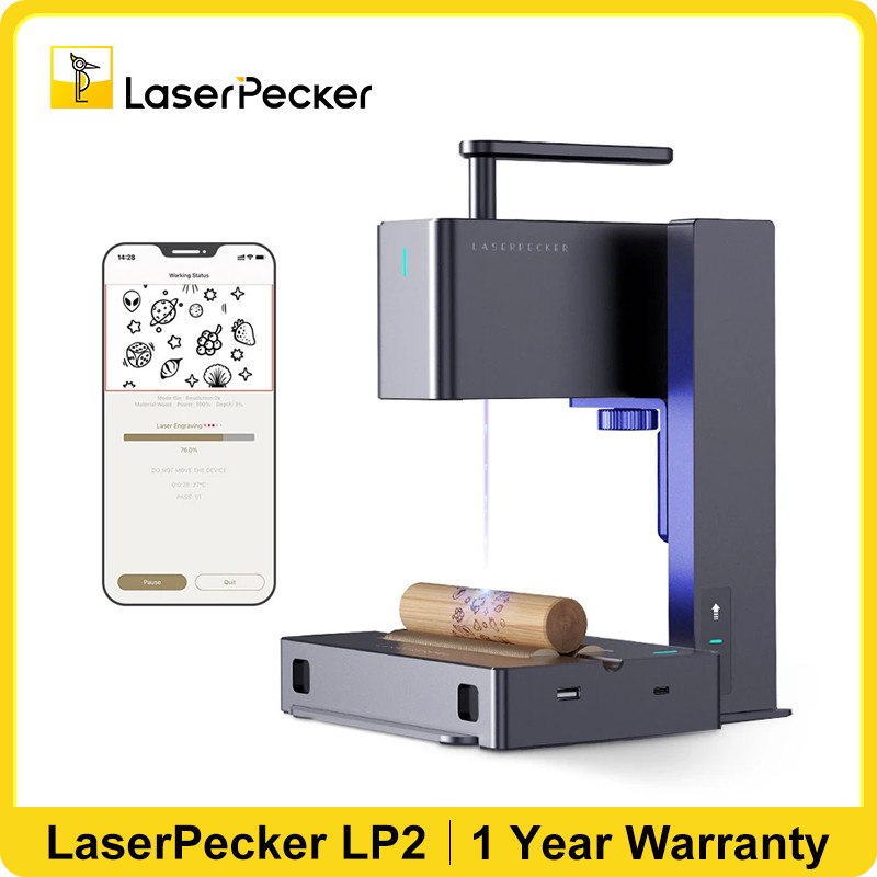 Jual LaserPecker Laser Engraver 2k 450nm Portable Laser Engraving ...