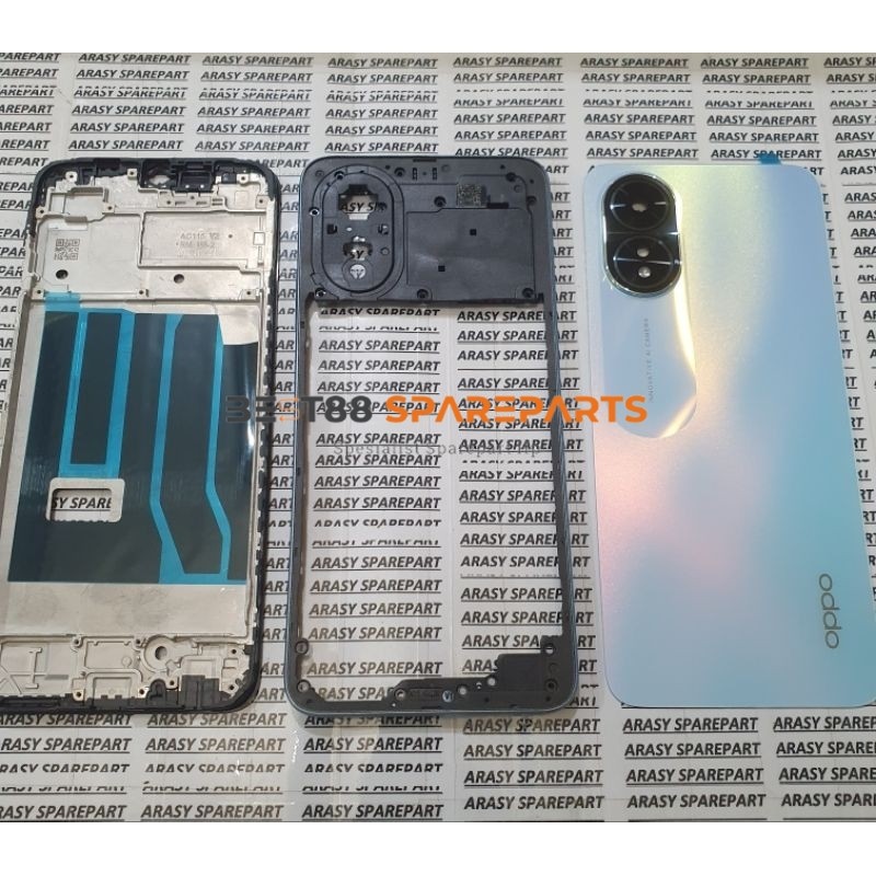 Jual Kesing Housing Casing Fullset Oppo A18 / Oppp a38 4g Lengkap 3 ...