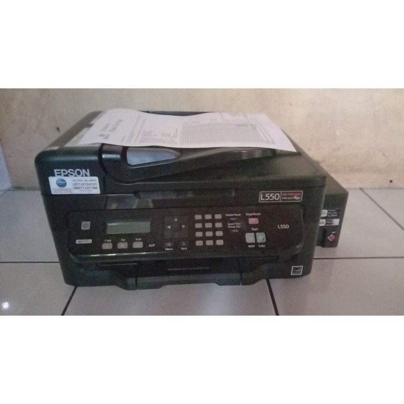 Jual PRINTER EPSON L550 MULTIFUNGSI ADF SIAP PAKAI | Shopee Indonesia