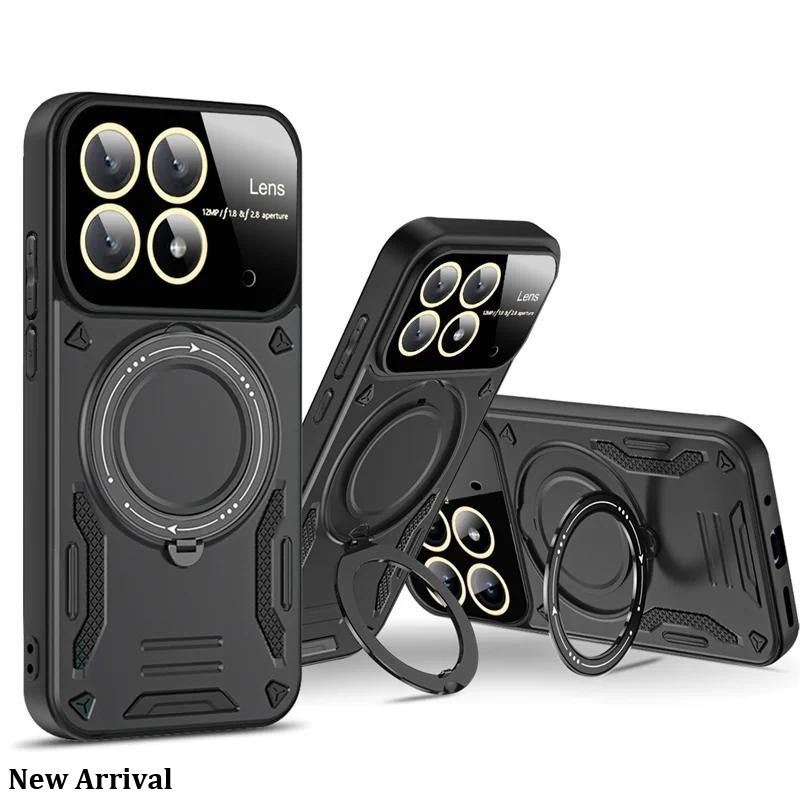 Jual Phone casing Poco X6 Pro 5G Case Shockproof Armor Ring Case for ...