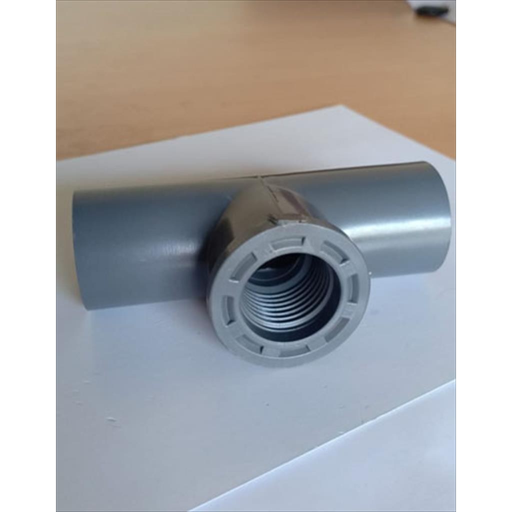 Jual FAUCET TEE PVC AW PRALON 1/2" Abu | Shopee Indonesia
