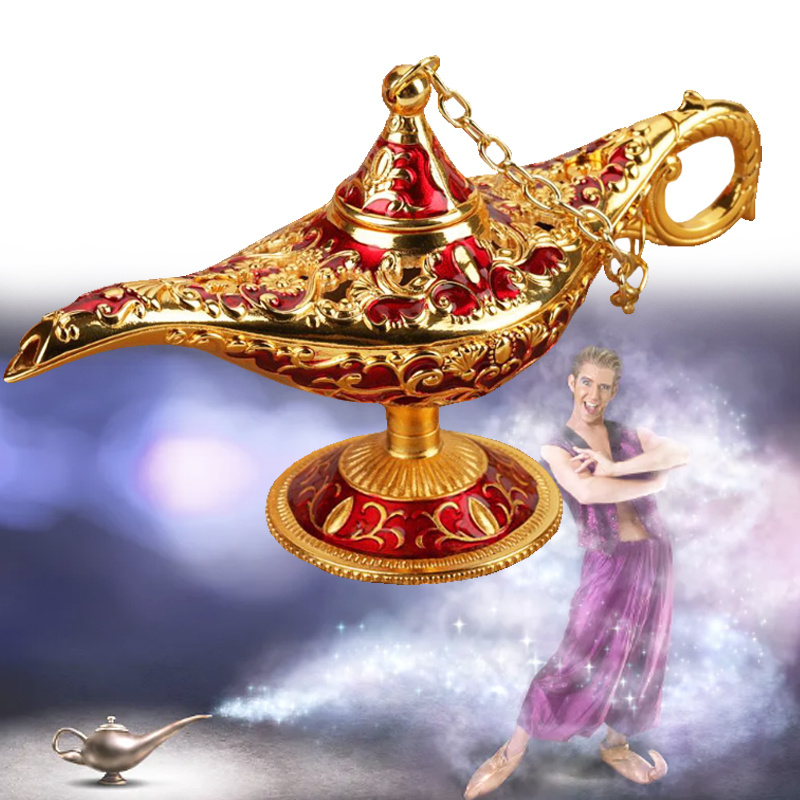 Jual Aladin Lampu Aladdin Magic Genie Light Wishing Pot Halloween ...