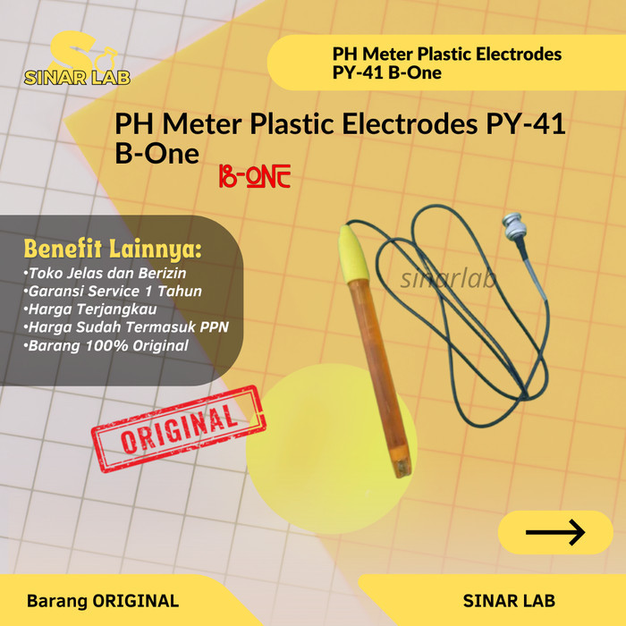 Jual PH Meter Plastic Electrodes PY-41 B-One | Shopee Indonesia