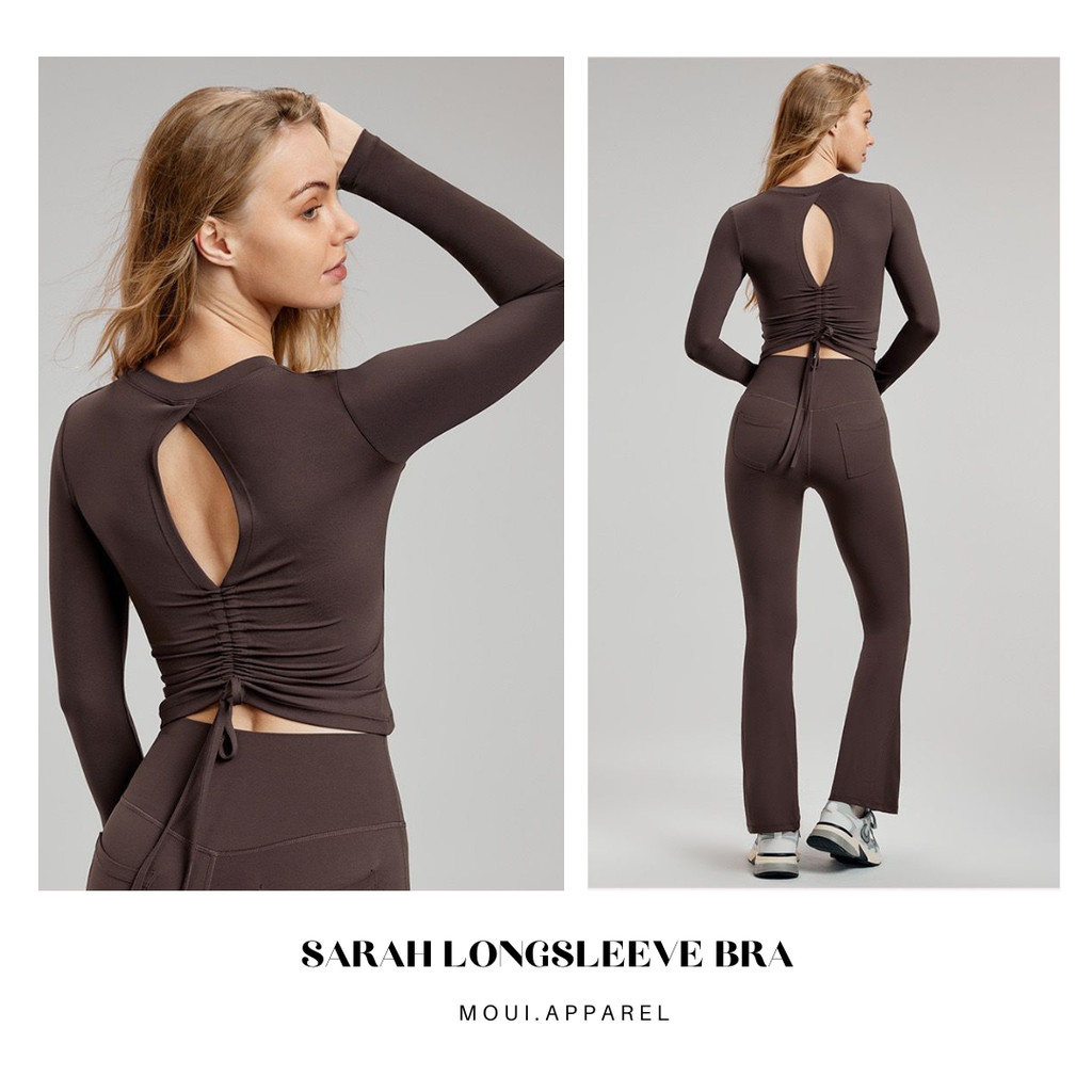 Jual MOUI.APPAREL - SARAH LONGSLEEVE BRA FIXED PADDING BRA BEAUTIFUL ...