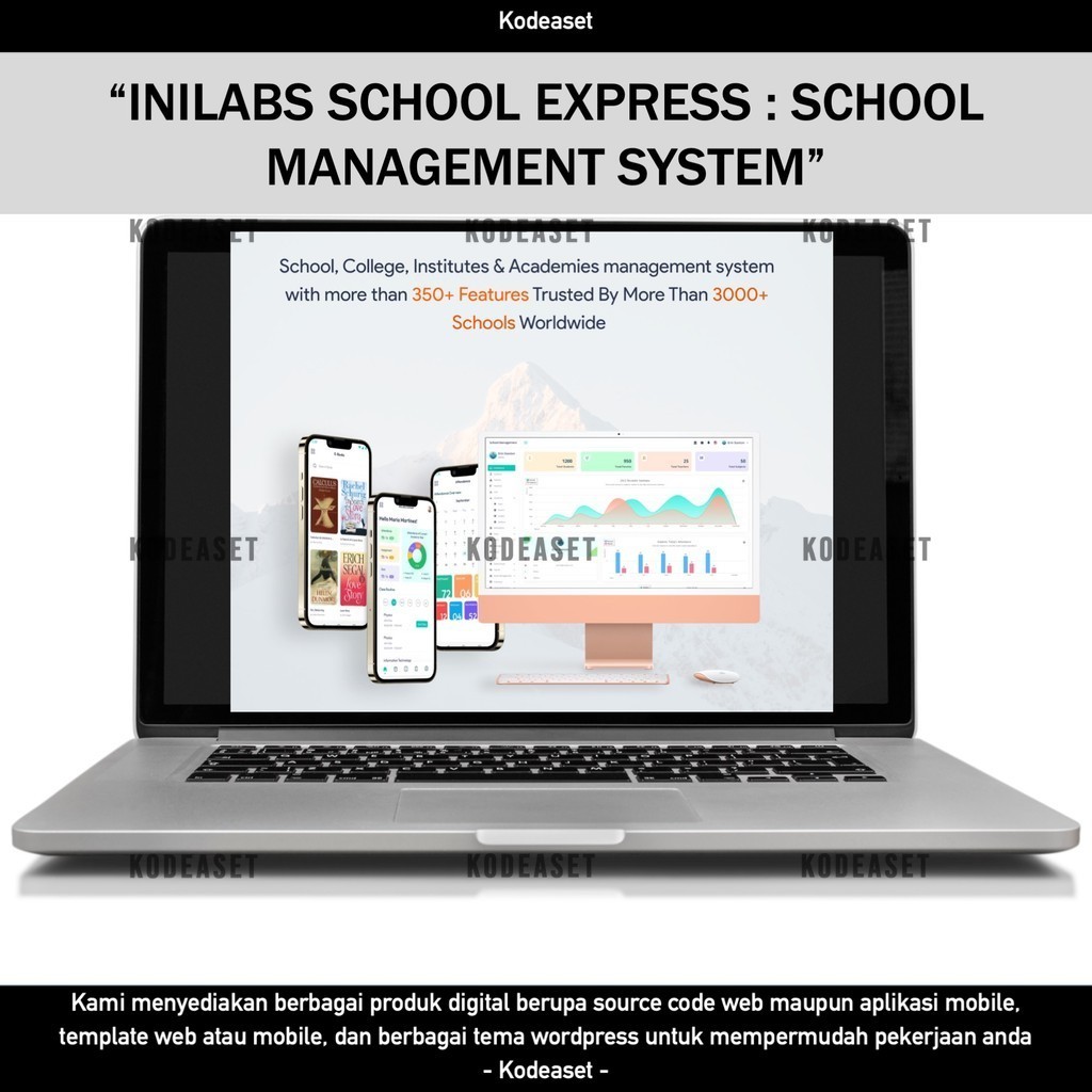 Jual SOURCE CODE APLIKASI WEB INILABS SCHOOL EXPRESS : SCHOOL MANAGEMENT SYSTEM D208 KODEASET ...