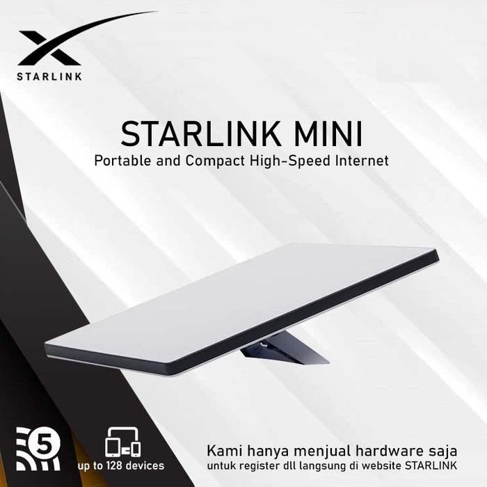 Jual Starlink Mini Internet Kit Portable Satelite Antena & AC Dual Band ...