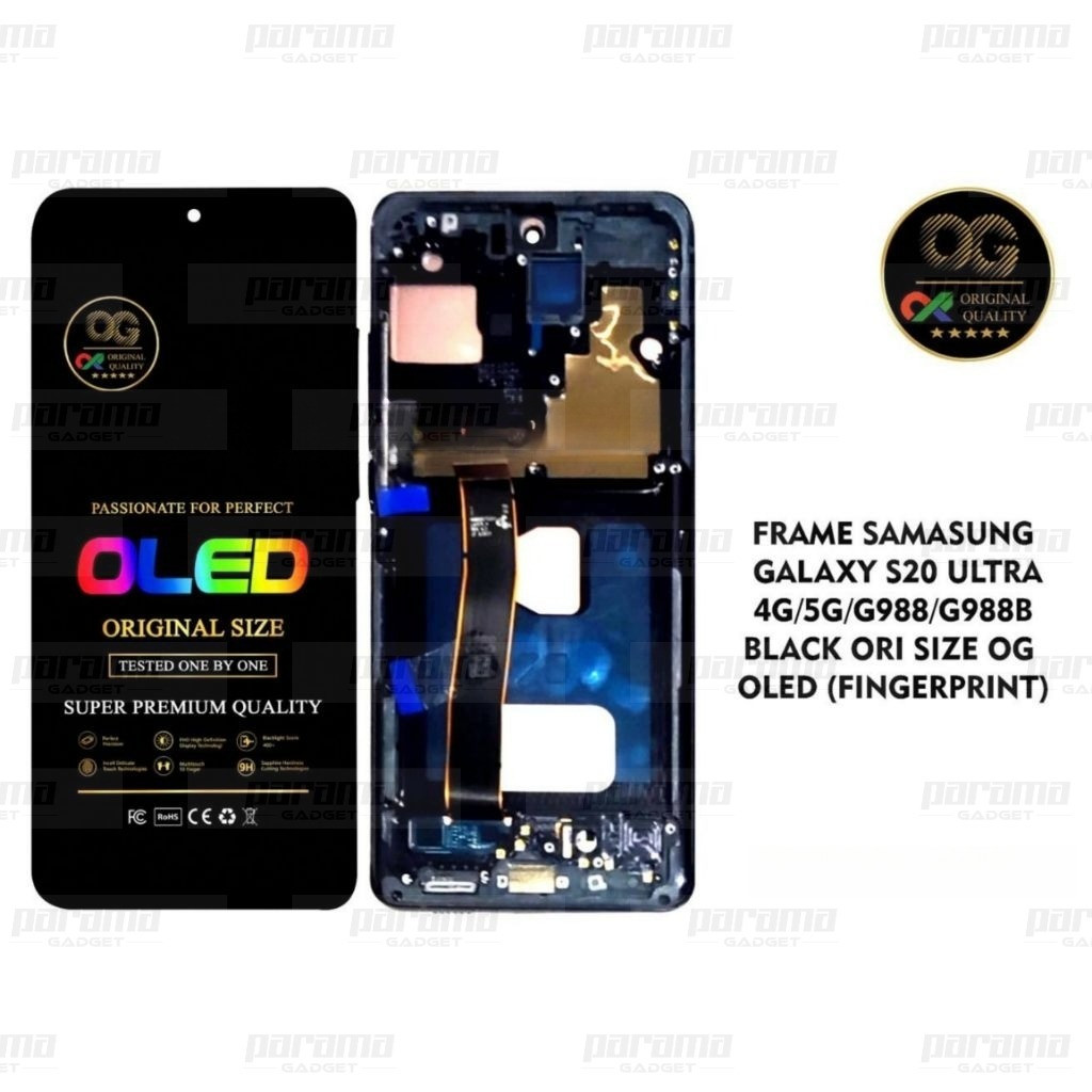 Jual LCD SAMSUNG GALAXY S20 ULTRA 4G G988 / S20 ULTRA 5G G988B ...