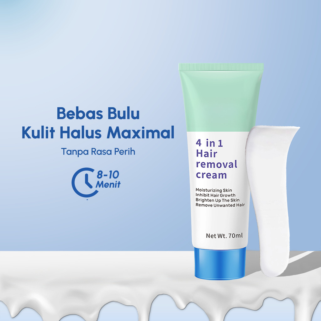 Jual 4-in-1 Krim Penghilang Bulu: 3MENIT HALUS TANPA RASA SAKIT!97% ...