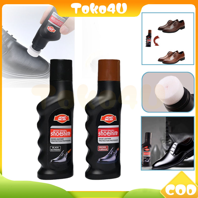 Jual semir sepatu cair pria wanita praktis/protect instant polish/wax ...