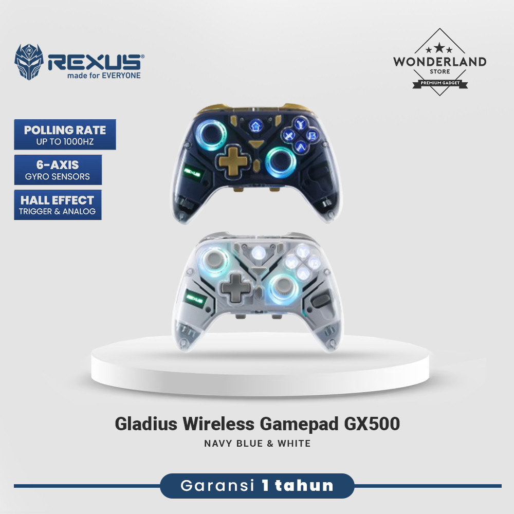 Jual Rexus Gladius GX500 Gamepad Wireless Multiplatform Gaming Joystick ...