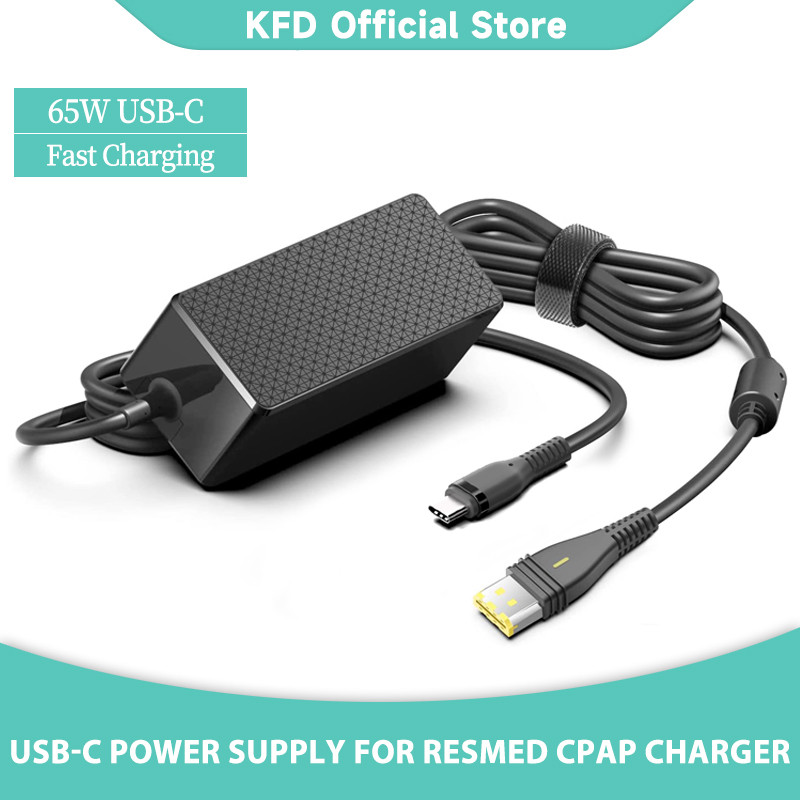 Jual 65W USB C for ResMed Airmini CPAP PD Charging Cable Power Bank ...