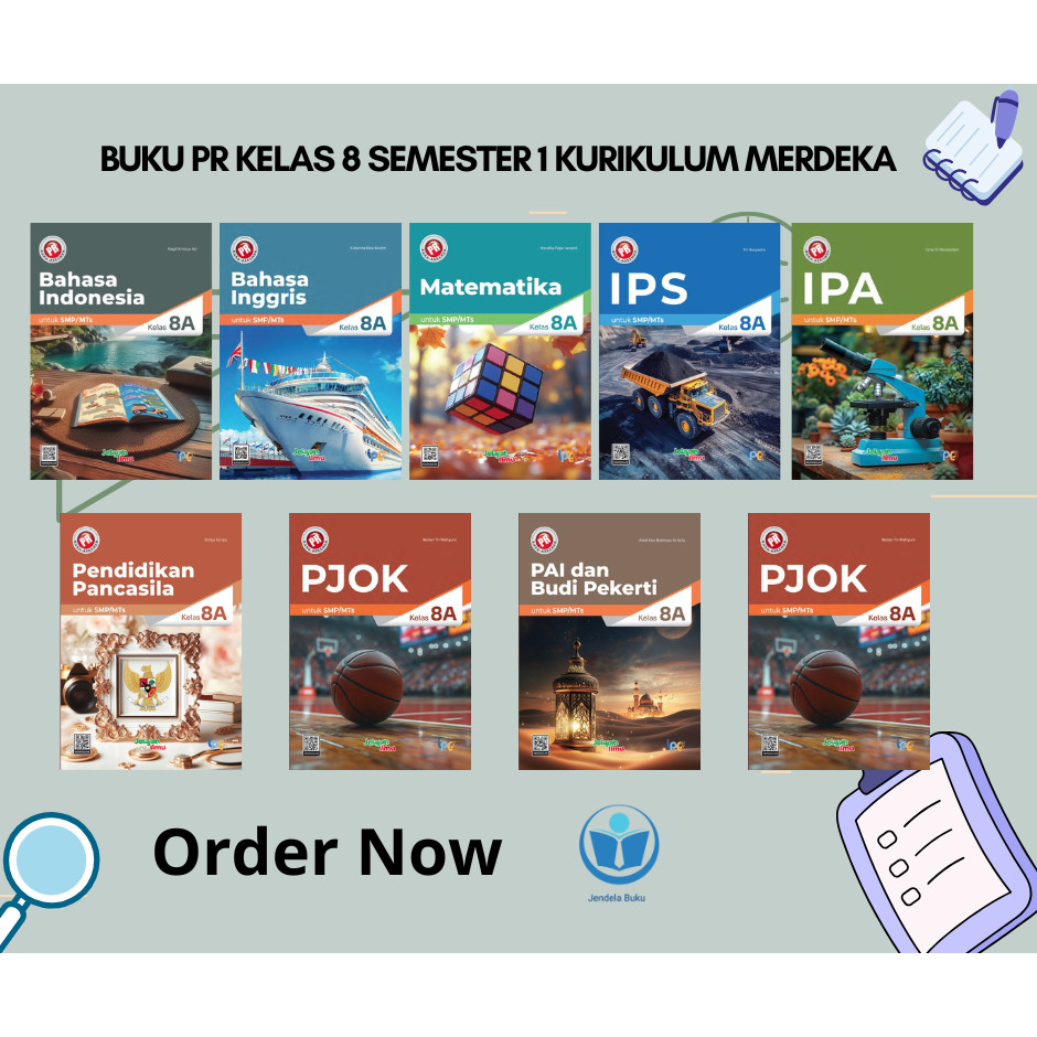 Jual Buku Pr/Lks SMP Kelas 8 Kurmer Semester 1 & 2 KURIKULUM MERDEKA Intan pariwara Tahun 2025 ...