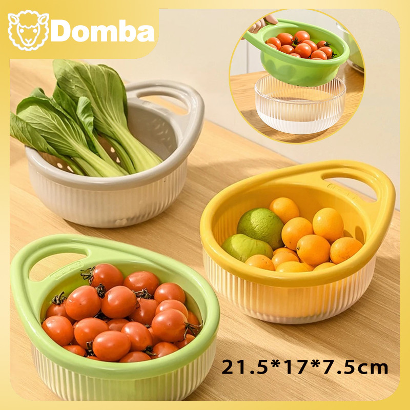 Jual Wadah Tirisan 2in1/saringan Sayur/saringan Sayuran/baskom Sayur ...