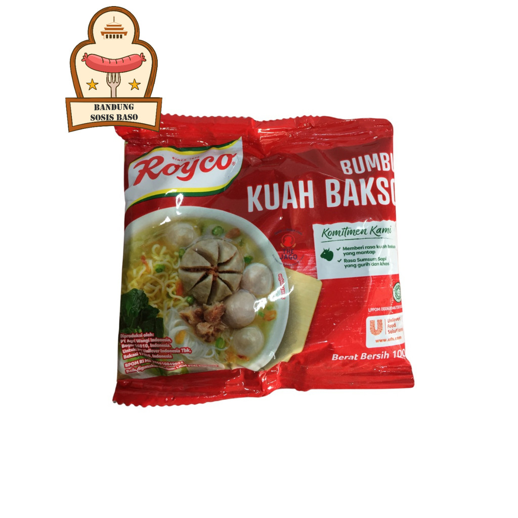 Jual Royco Bumbu Kuah Bakso 100gr - Rasa Mantap & Aroma Khas Kaldu Sapi ...